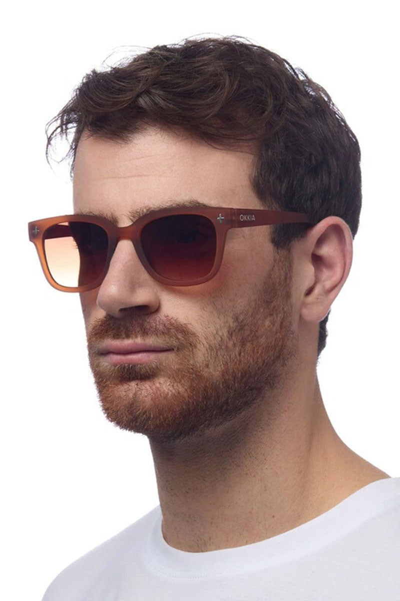 Okkia Giovanni Sunglasses - Brown – OZ RESORT