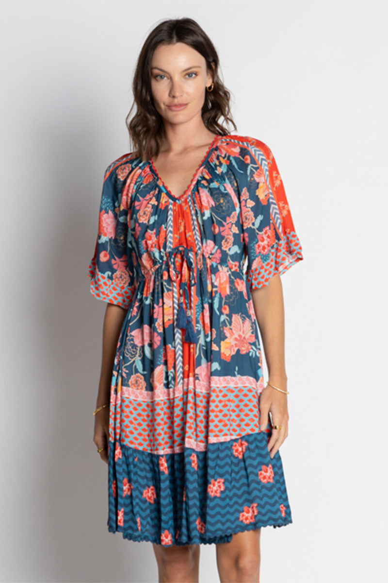 Lula Soul Mulini Dress - Navy – OZ RESORT