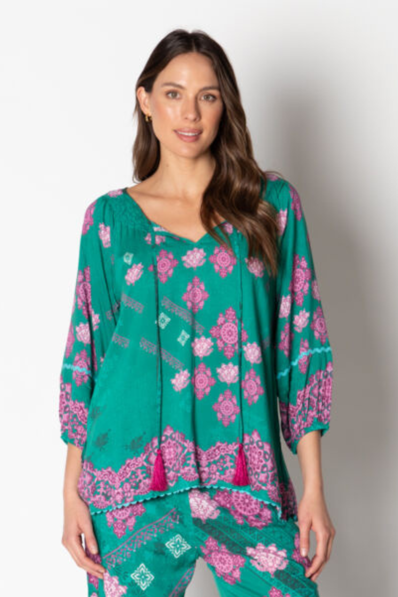 Lula Soul Zamora Top - Forest – OZ RESORT
